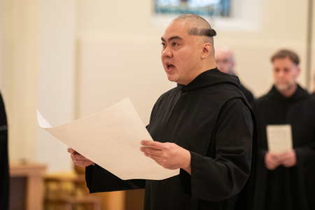 Br. Michael Reyes professes solemn vows Saint Meinrad Archabbey