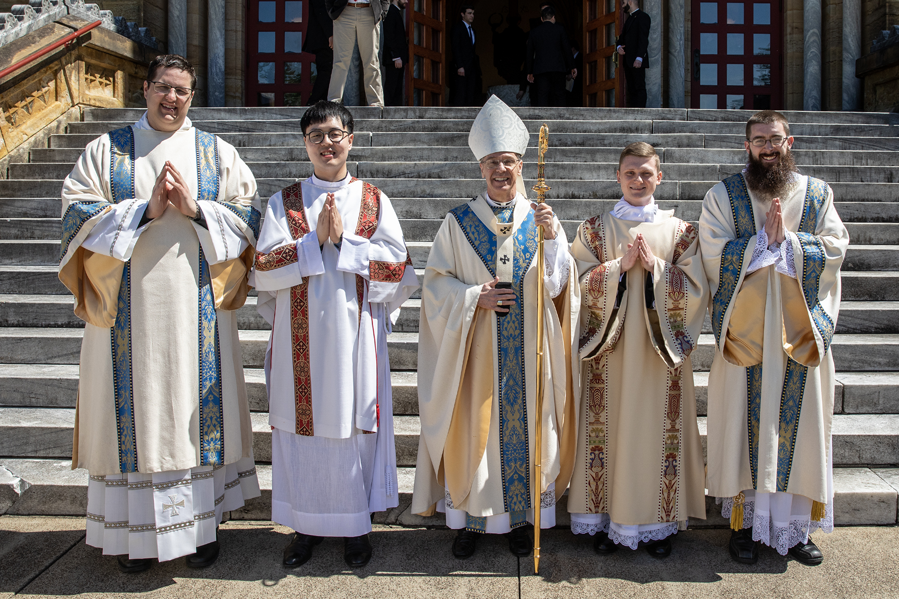 Four seminarians ordained deacons at Saint Meinrad Saint Meinrad Archabbey